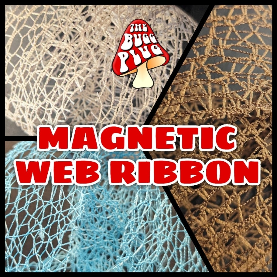 Magnetic Jumping Spider Web Ribbon | The Bugg Plug